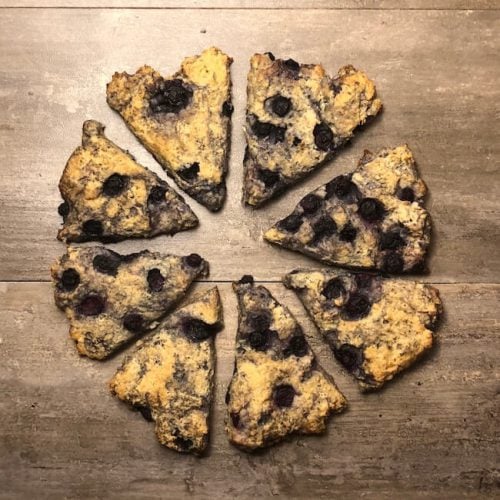 Blueberry Scones - THE MEAL PREP MANUAL
