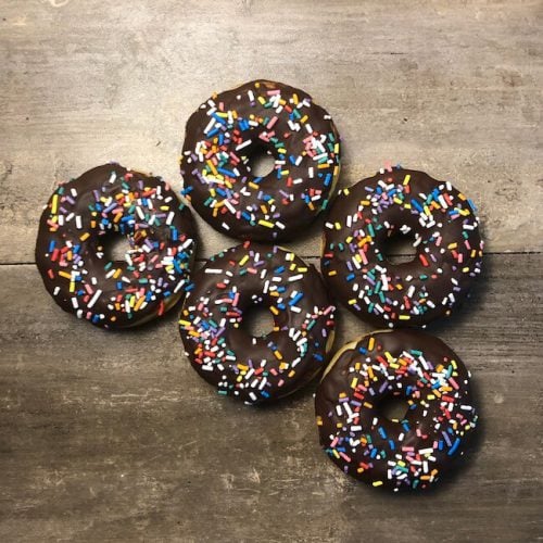 Chocolate Sprinkle Donuts - THE MEAL PREP MANUAL