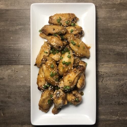 Maple Sriracha Chicken Wings - THE MEAL PREP MANUAL