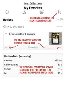 Recipe Collections Instructions - THE MEAL PREP MANUAL
